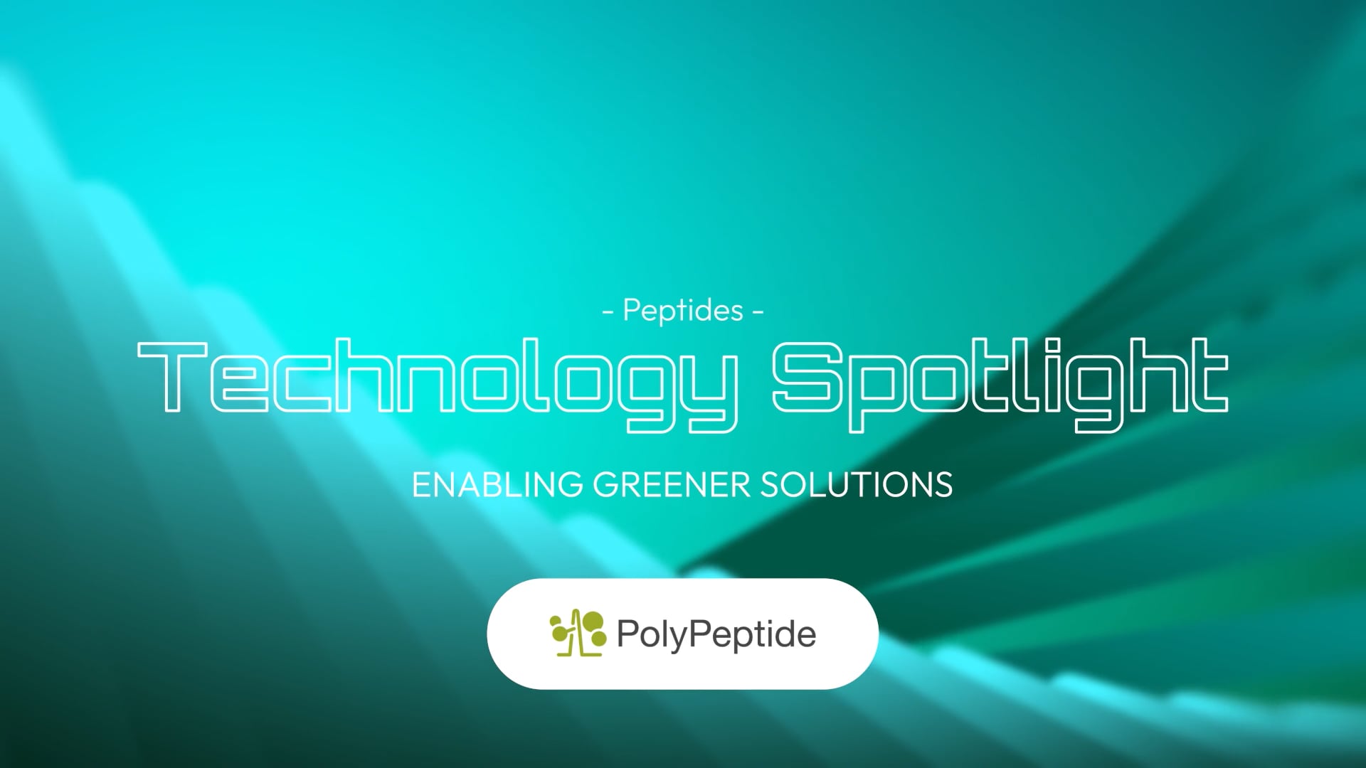 Three Innovations for Green and Controlled Peptide Manufacture ...