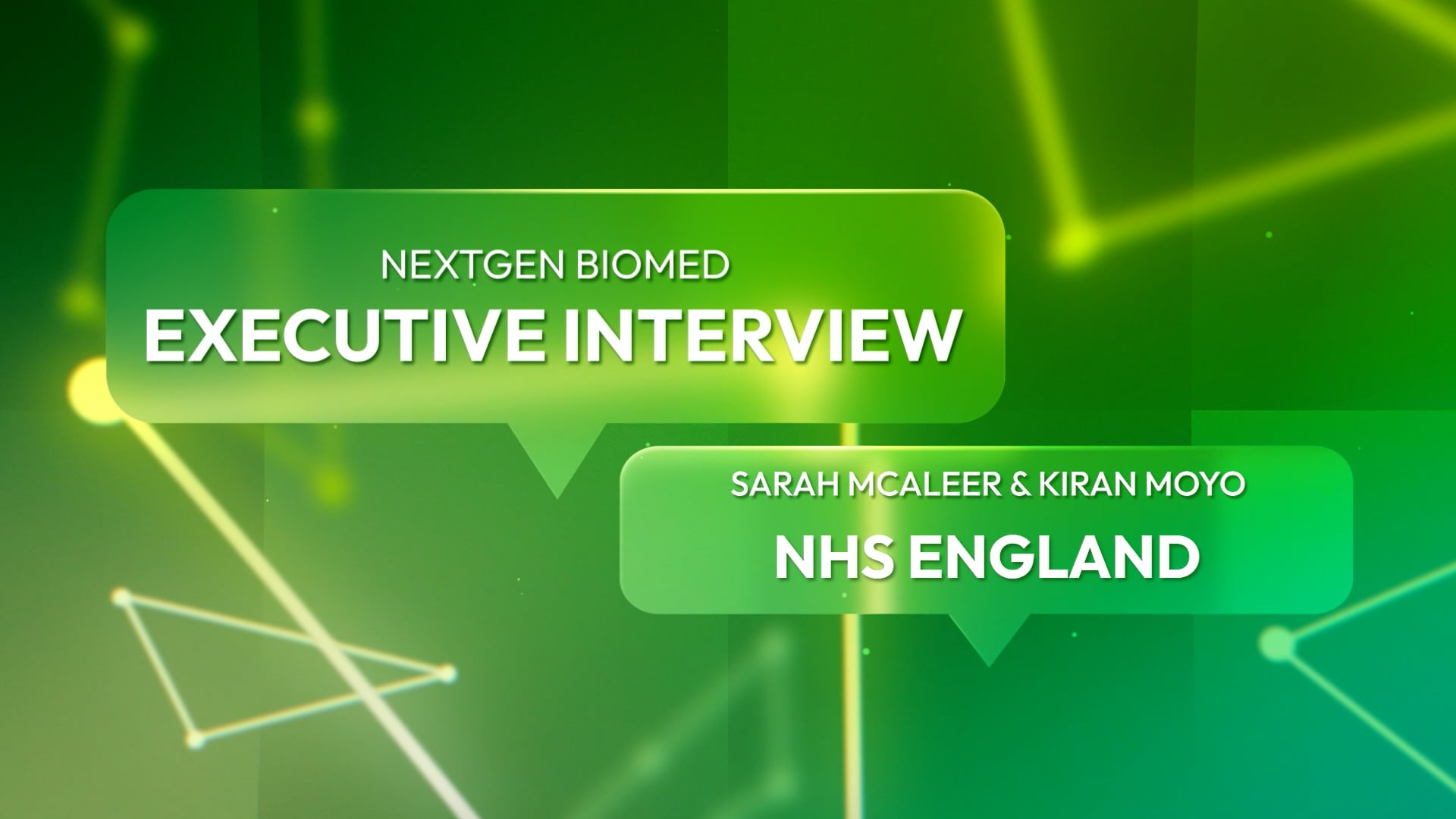 Interview with Sarah McAleer & Kiran Moyo, NHS England | Thought ...